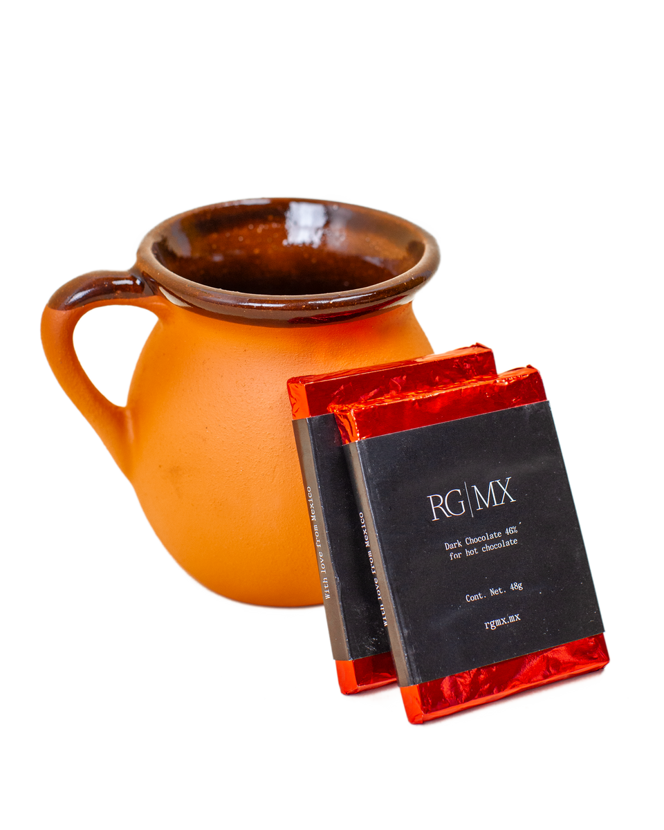 Ceramic Hot Coco Mugs with RG|MX Hot Chocolate Bars — RG|NY
